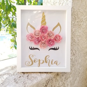 Unicorn, Shadow Box, Personalized - Etsy