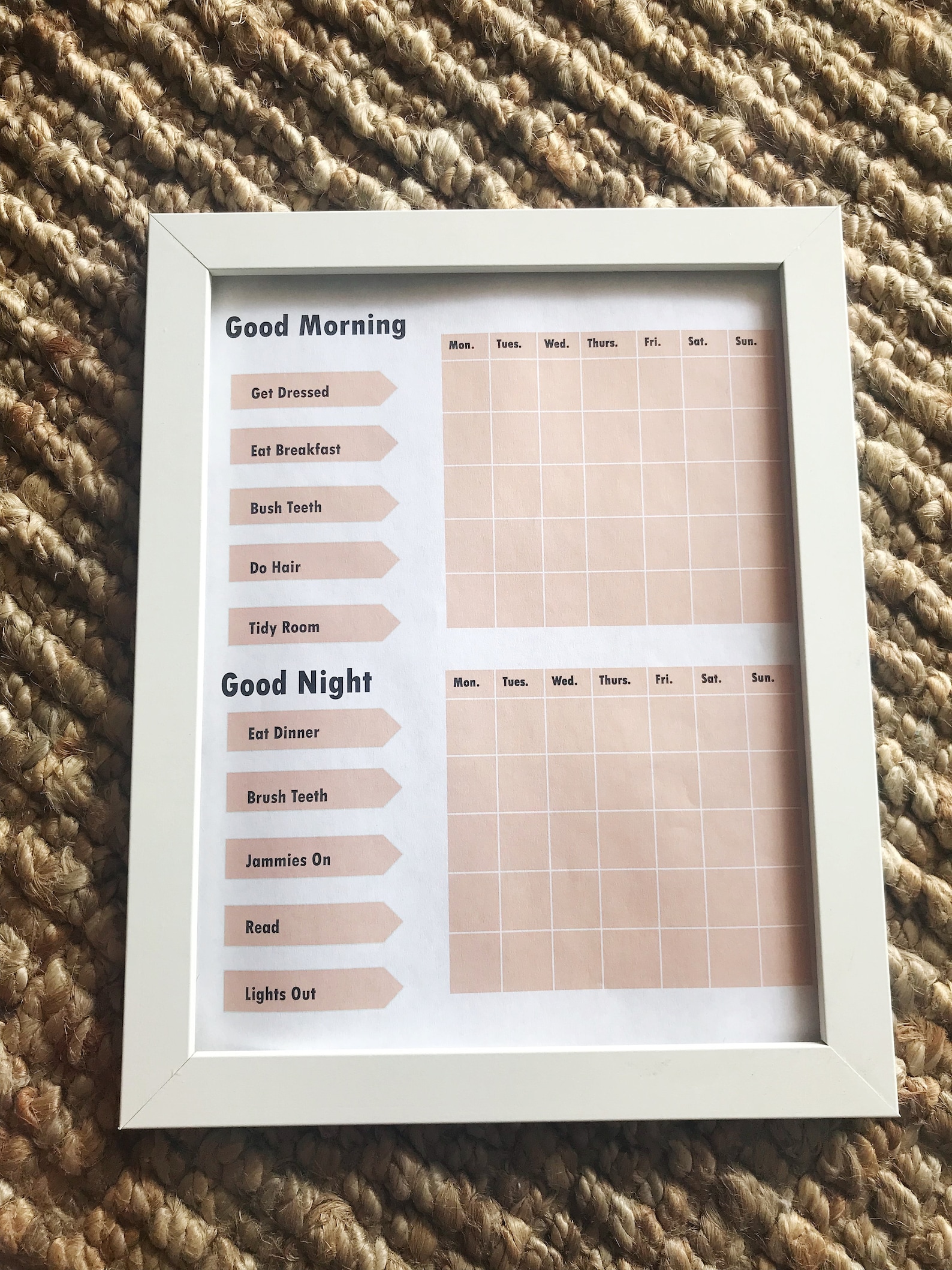 Sticker Chart Printable Kids Chore Chart Reward System - Etsy