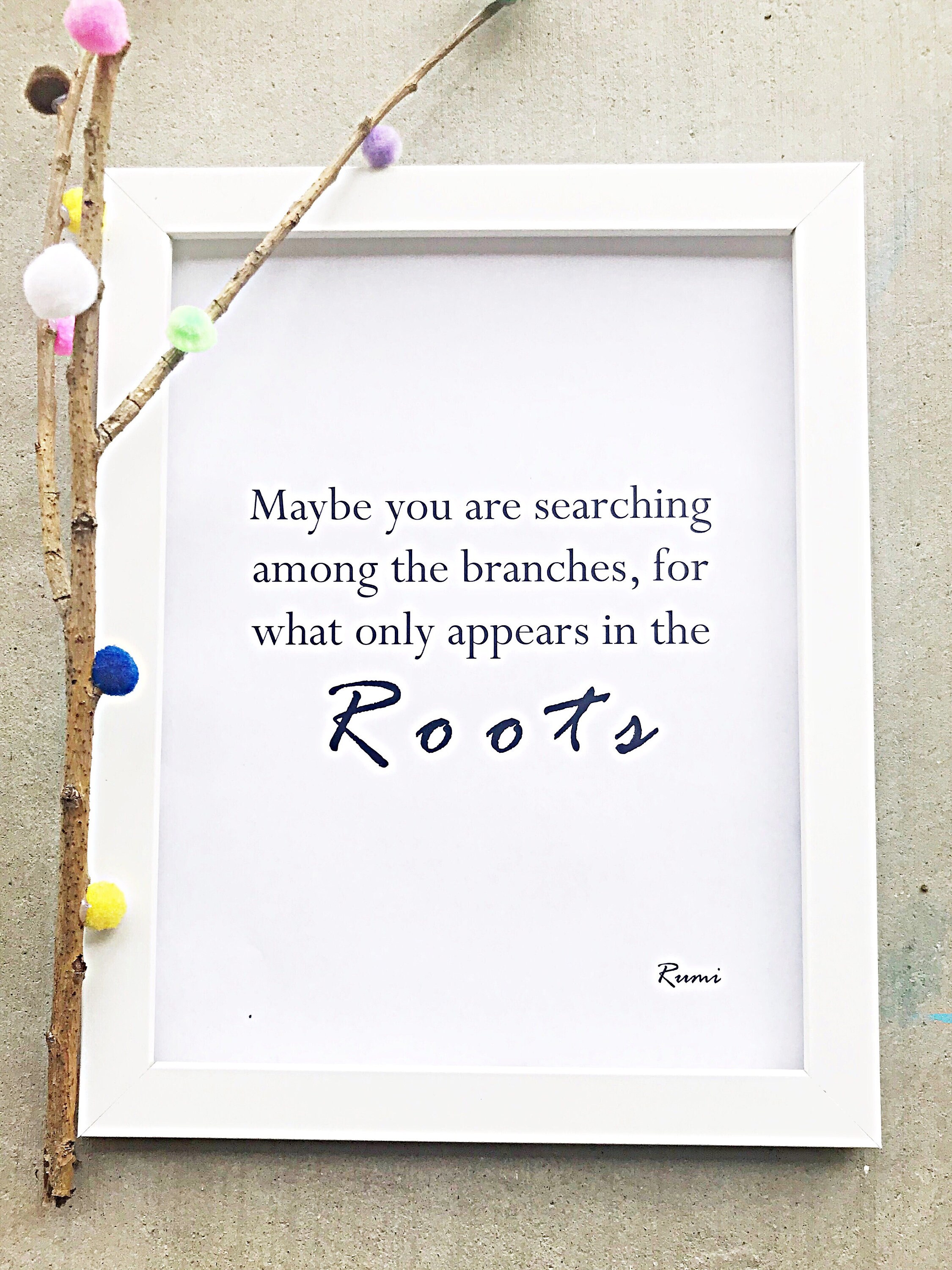 Rumi Quote Mindfulness Quote Awareness Quote Therapy Quote - Etsy