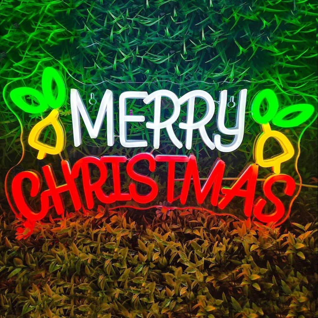 Marry Christmas Neon Sign, Christmas Neon Sign, Christmas Led Sign ...