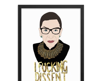 Ruth bader ginsburg art | Etsy