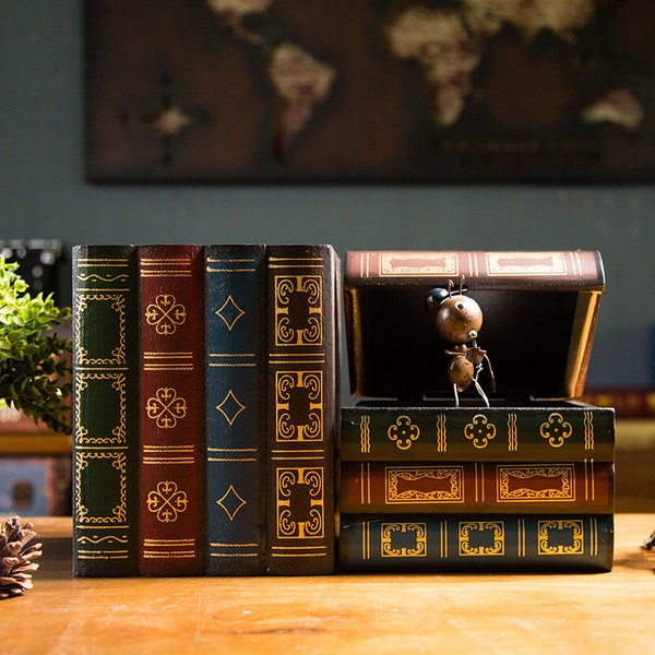 Fake Stacked Book Storage - Etsy