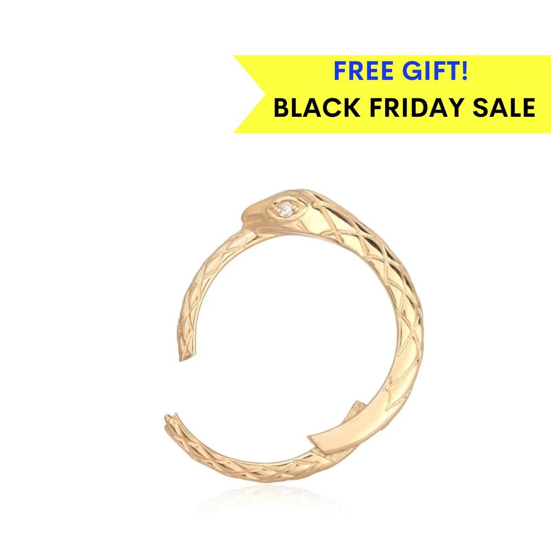 14K Diamond Snake Lock, Diamond Snake Jewelry, Diamond Jewelry Lock ...