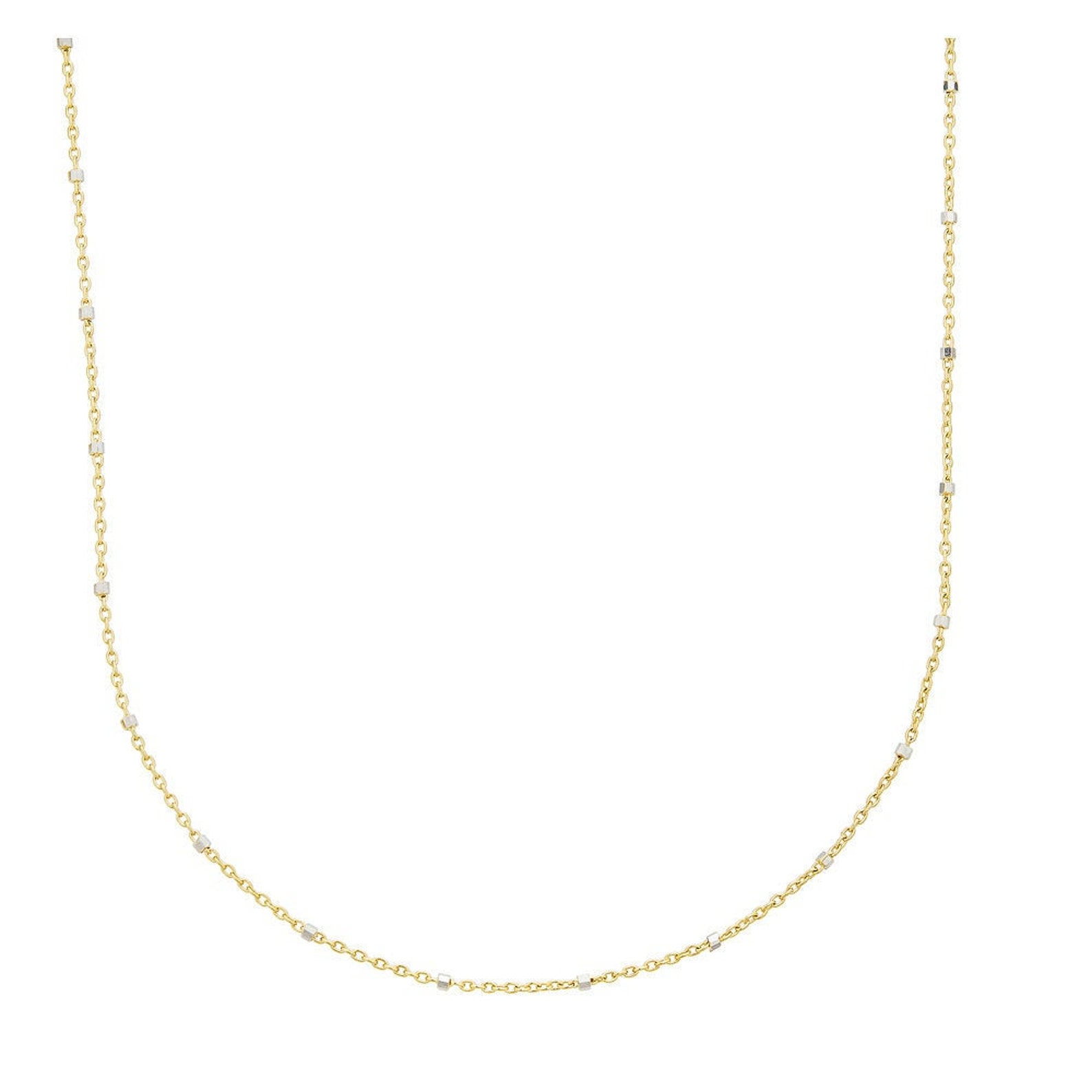 14k Gold Saturn Necklace Satellite Ball Chain Gold Necklace - Etsy
