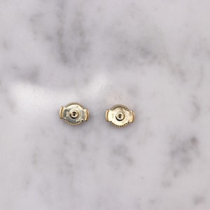 14K Guardian Backs, Safety Earring Back Replacement, 14K Gold Secure ...