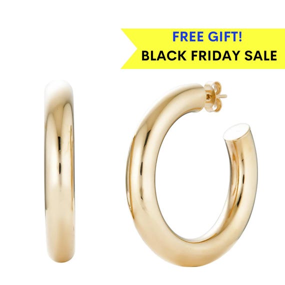 Black friday gold hoop earrings store