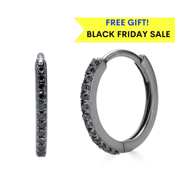 Black friday hoop earrings store