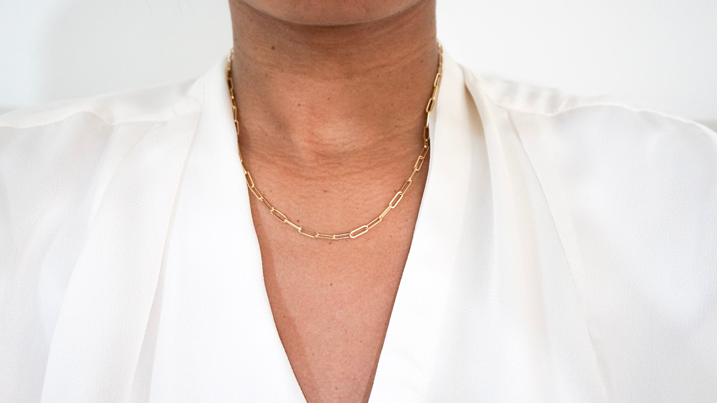 14k Gold Box Chain Necklace Thick Chain Necklace Black | Etsy