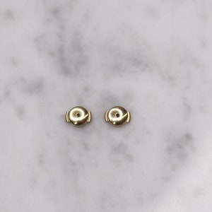 14K Guardian Backs, Safety Earring Back Replacement, 14K Gold Secure ...
