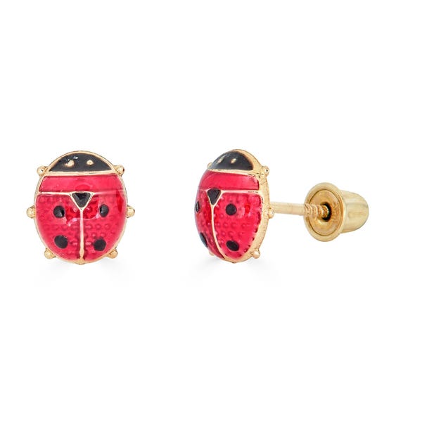 Ladybug Earrings - Etsy