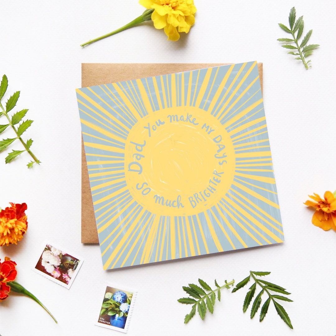 Sunshine Card for Dad, Happy Father's Day Card, Father's Day ...