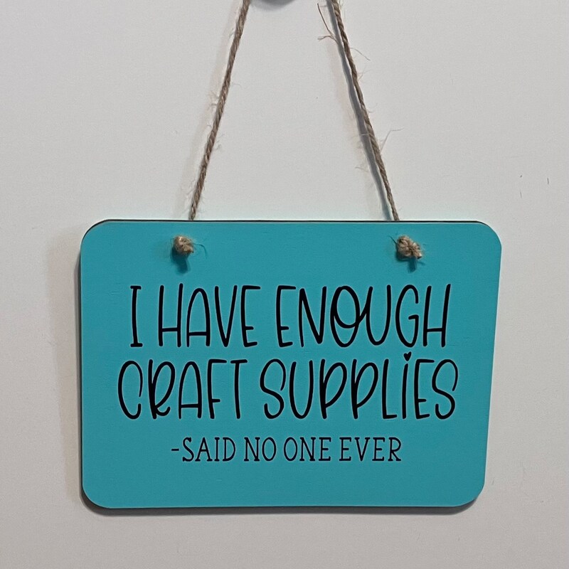 Craft Room Sign - Etsy