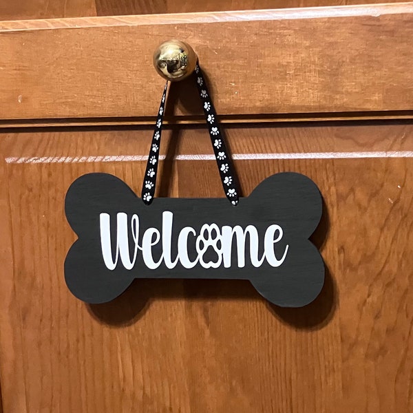 Dog Welcome Sign - Etsy