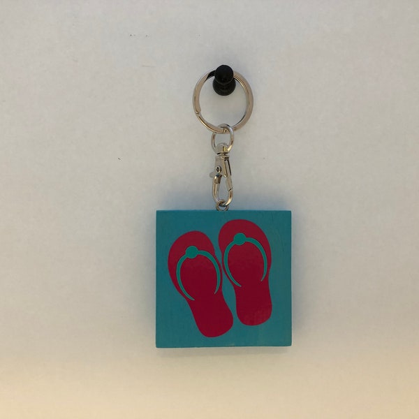 Flip Flop Key Chain - Etsy