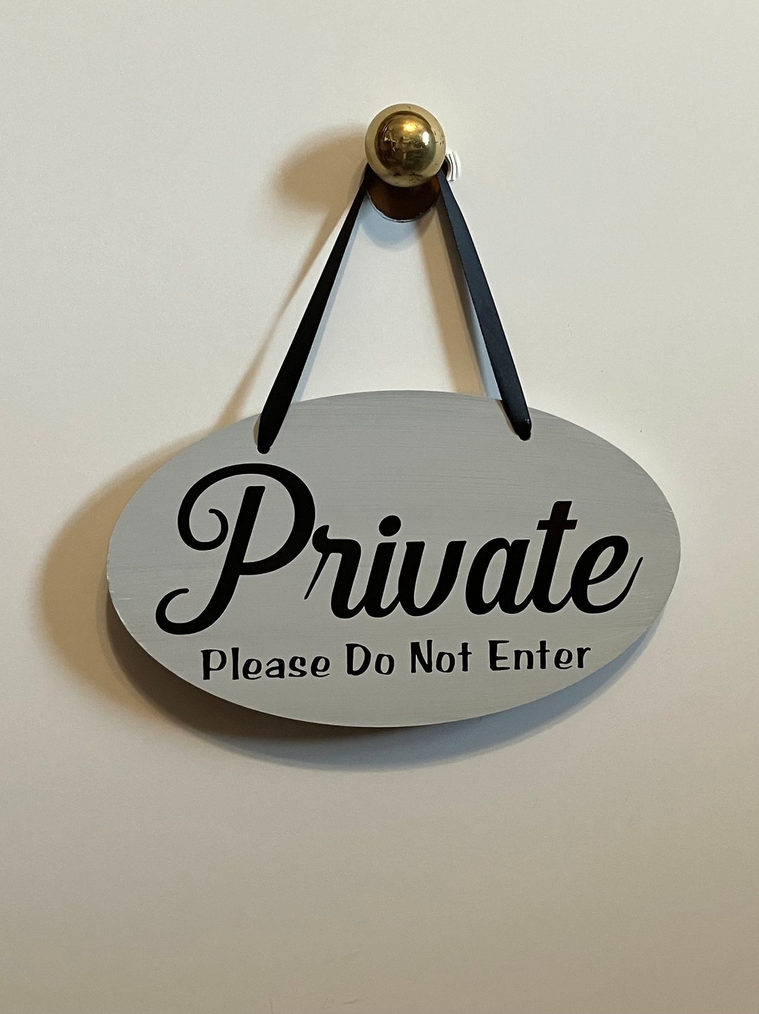 Private Please Do Not Enter. Wood, Hand Painted, Vinyl Lettering, Do ...