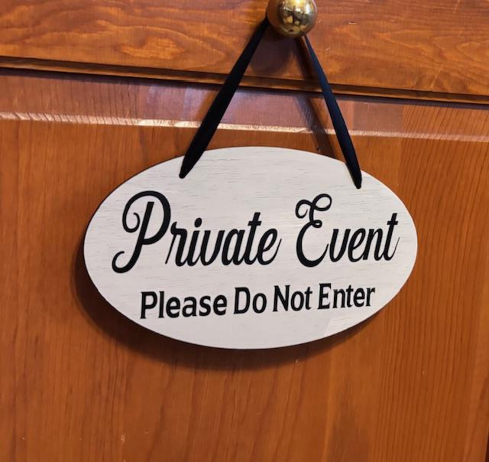 Private Event Please Do Not Disturb. Wood, Hand Painted, Vinyl ...