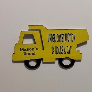 Under Construction 24 Hours a Day. Wood, Hand Painted, Vinyl Lettering ...