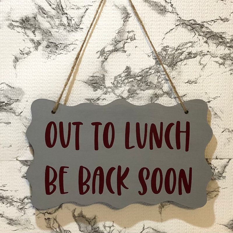 Be Back Soon Sign - Etsy