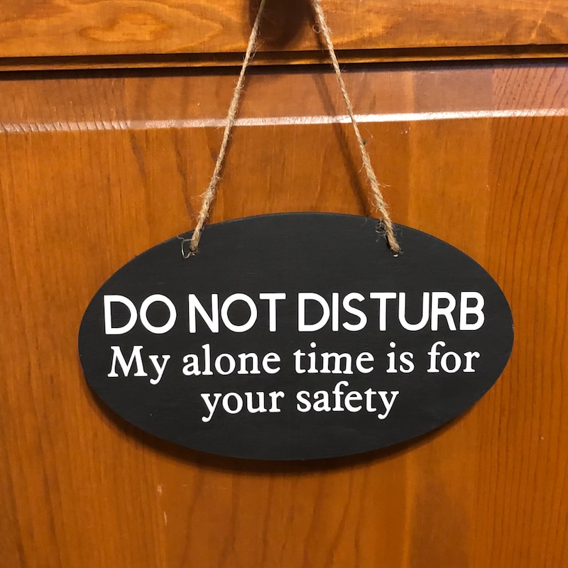 Do Not Disturb Door Hanger - Etsy