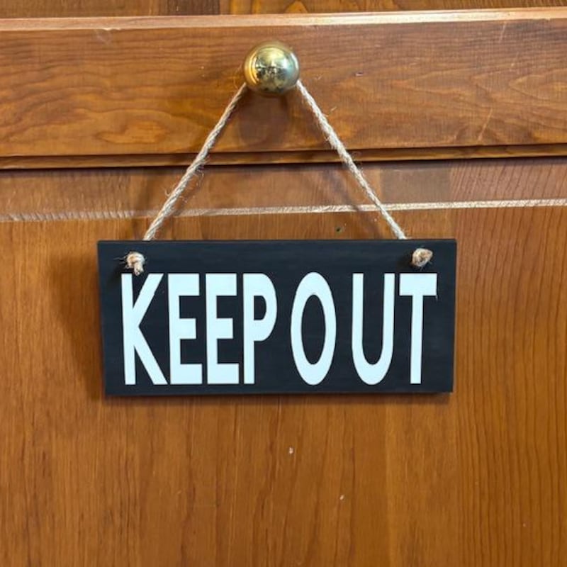 Keep Out Room Sign - Etsy