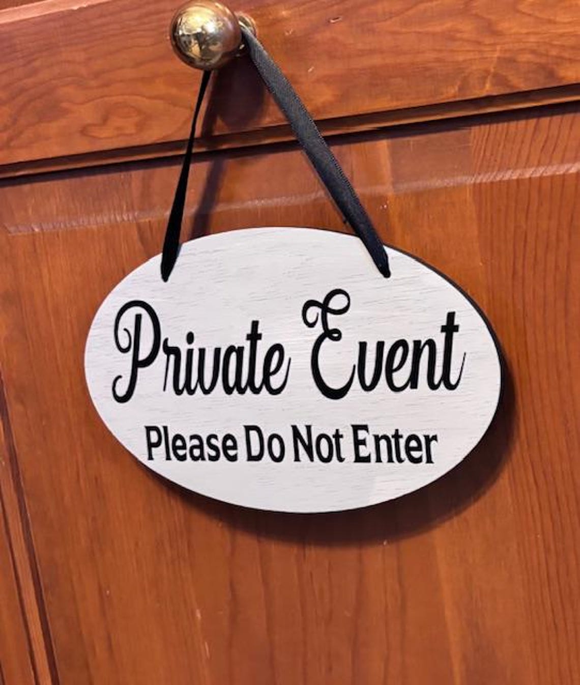 Private Event Please Do Not Disturb. Wood, Hand Painted, Vinyl ...