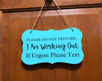 Please Do Not Disturb I Am Working If Urgent Please Text. | Etsy