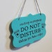 Meeting in Progress Do Not Disturb Unless You Have Coffee. Wood, Hand ...