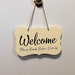 Welcome Please Knock Before Entering. Wood, Hand Painted, Vinyl ...