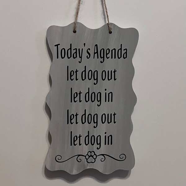 Let Dog Out Sign - Etsy