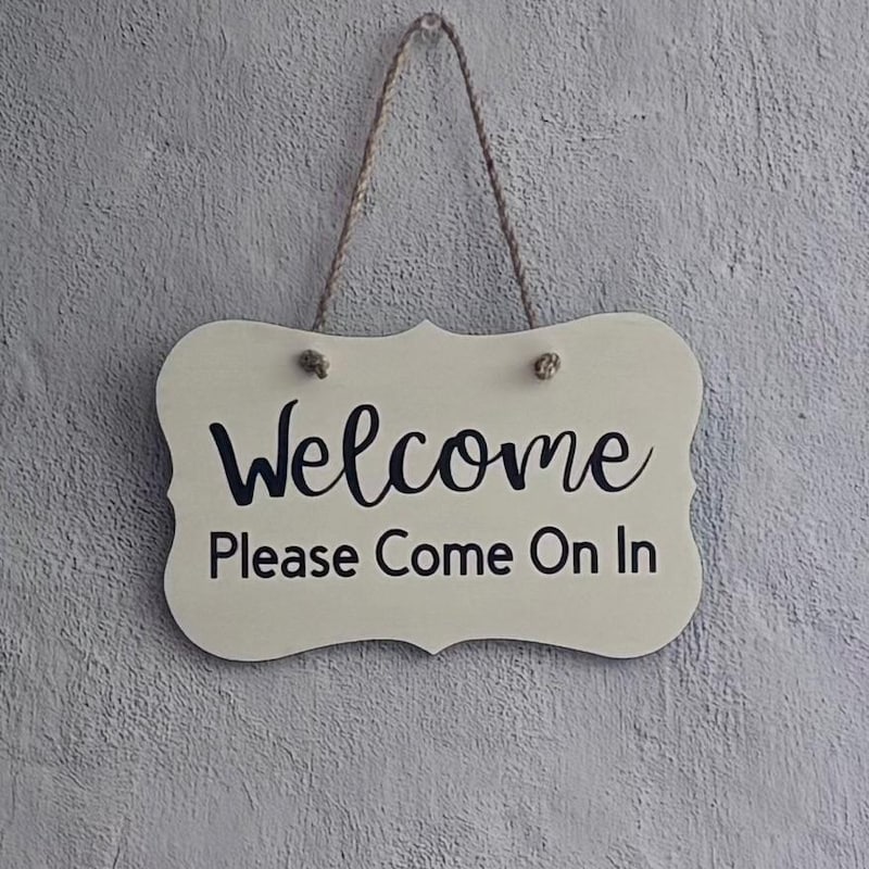 Please Come in Door Signs - Etsy