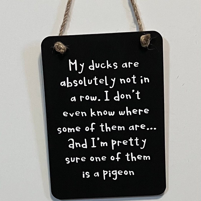Funny Duck Signs - Etsy