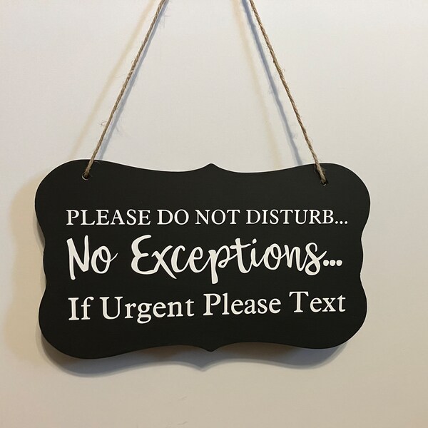Do Not Disturb Sign - Etsy