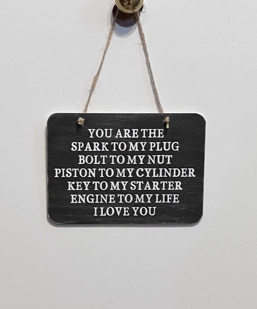 Mechanics Sign. Wood, Hanging, Vinyl Lettering, Mechanics Sign, Love My ...