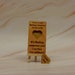 Pocket Hug. Small Picture Frame, Wood, Stained, Laser Cut Lettering ...