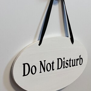Do Not Disturb. Wood, Hand Painted, Vinyl Lettering, Do Not Disturb. 8. ...