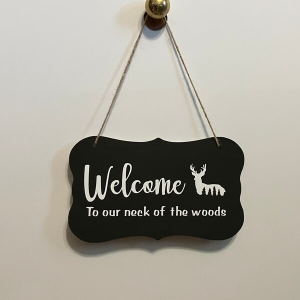 Welcome to Our Neck of the Woods - Etsy