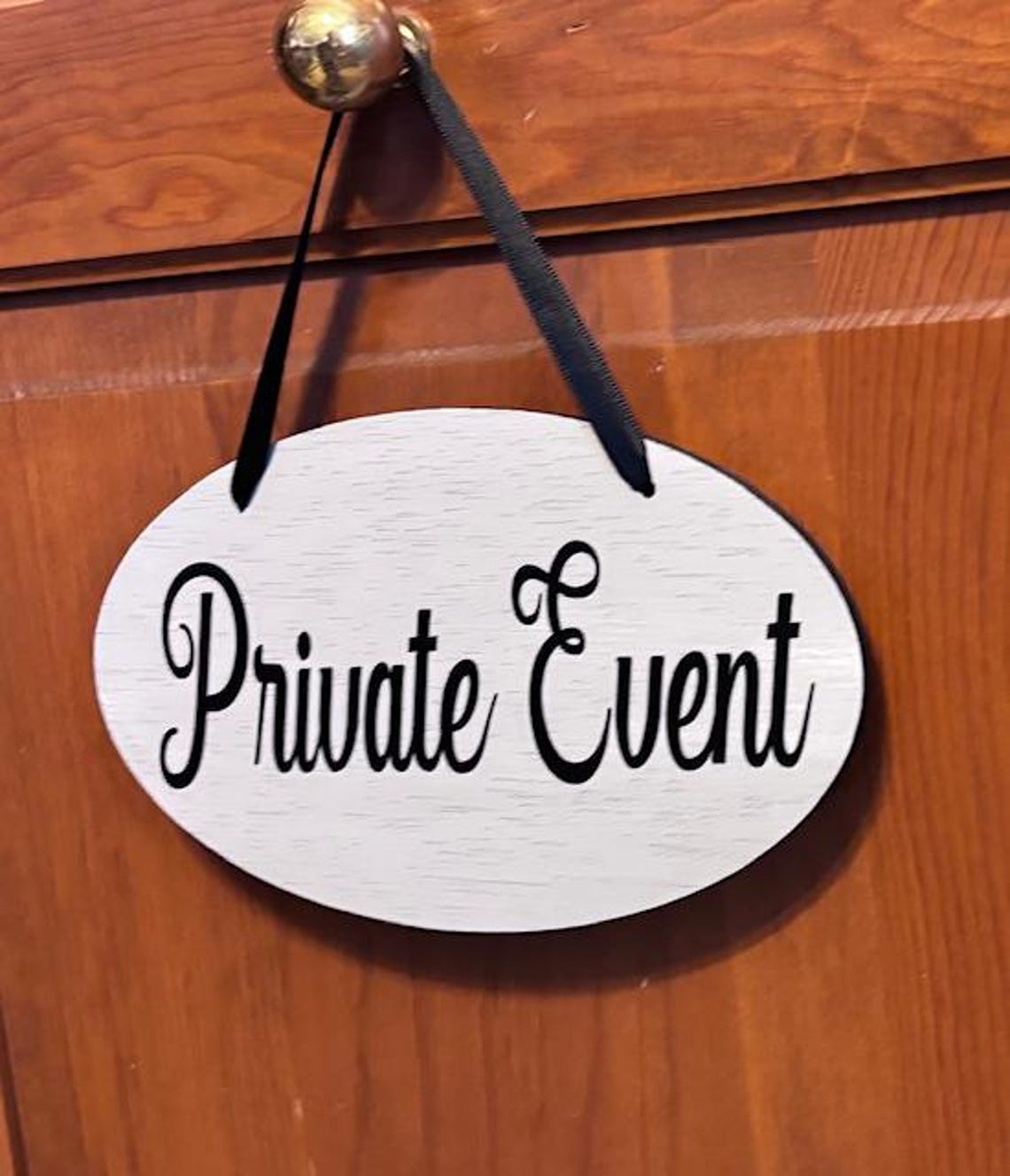 Private Event. Please Do Not Disturb. Wood, Hand Painted, Vinyl ...