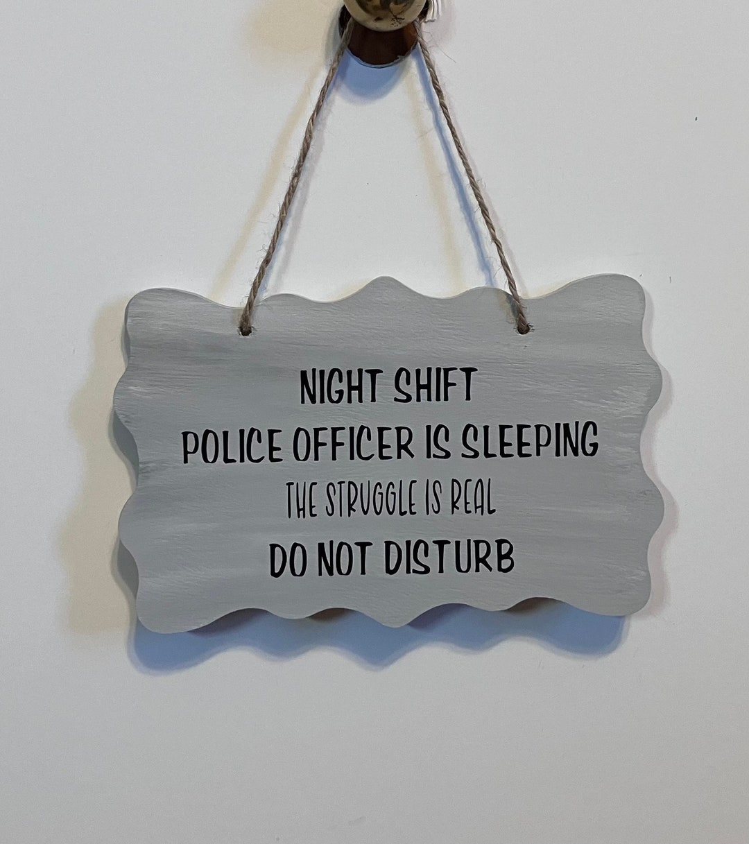 Night Shift Police Officer is Sleeping the Struggle is Real Do Not ...