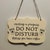 Please Do Not Disturb Studying Studying Sign. Wood, Hand Painted, Vinyl ...