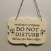 Do Not Disturb Meeting Sign, Coffee Gift, Meeting in Progress Sign ...