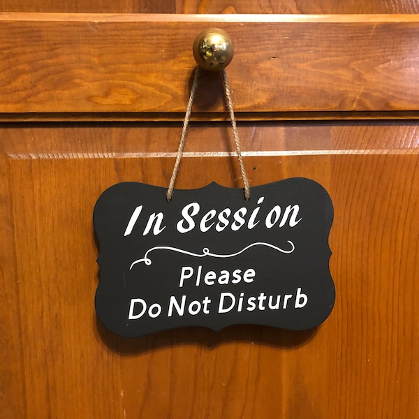 In Session Sign - Etsy