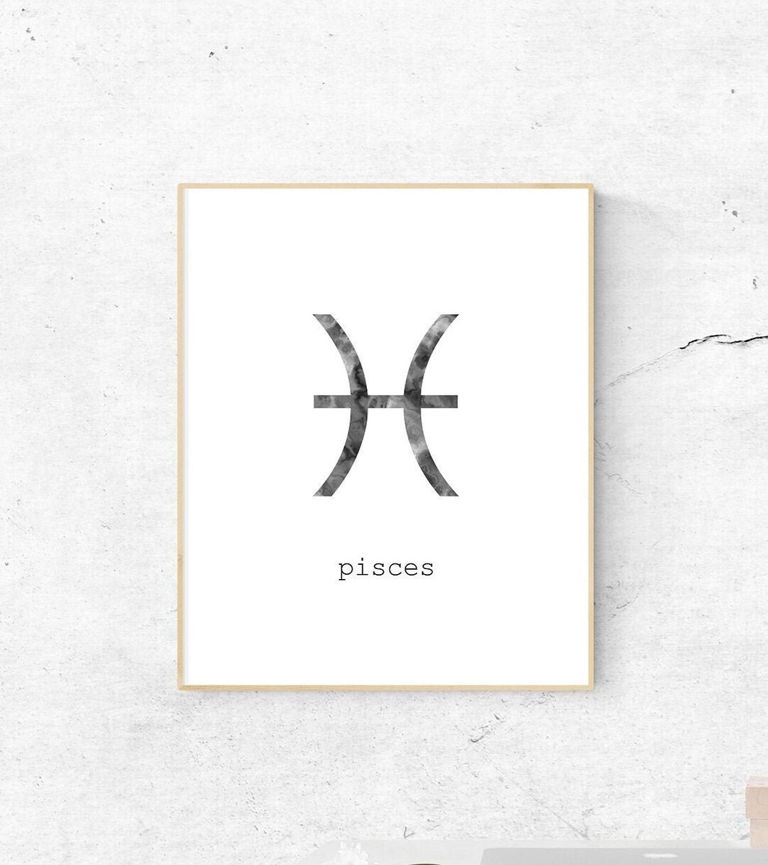 Pisces Printable Art - Zodiac Sign Horoscope Wall Decor - Etsy