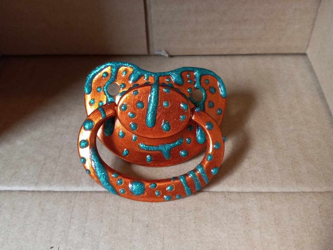 Great Pumpkin glow Adult Pacifier - Etsy