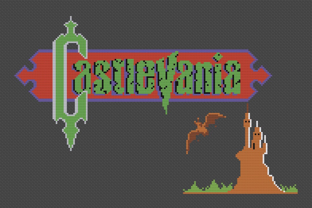Castlevania Fan Art Cross Stitch Pattern - Etsy