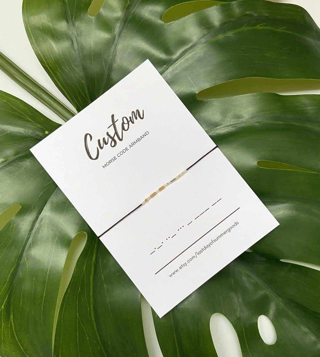 Speciaal Gemaakt Morse Code Armband Custom Armband Morse - Etsy