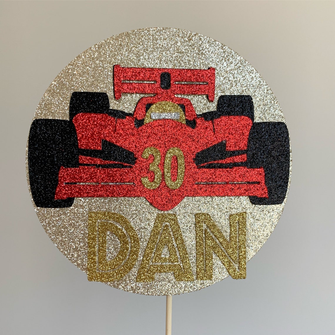 Racing Car Cake Topper Formula 1 Cake Topper - Etsy