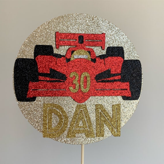 Racing Car Cake Topper Formula 1 Cake Topper - Etsy UK