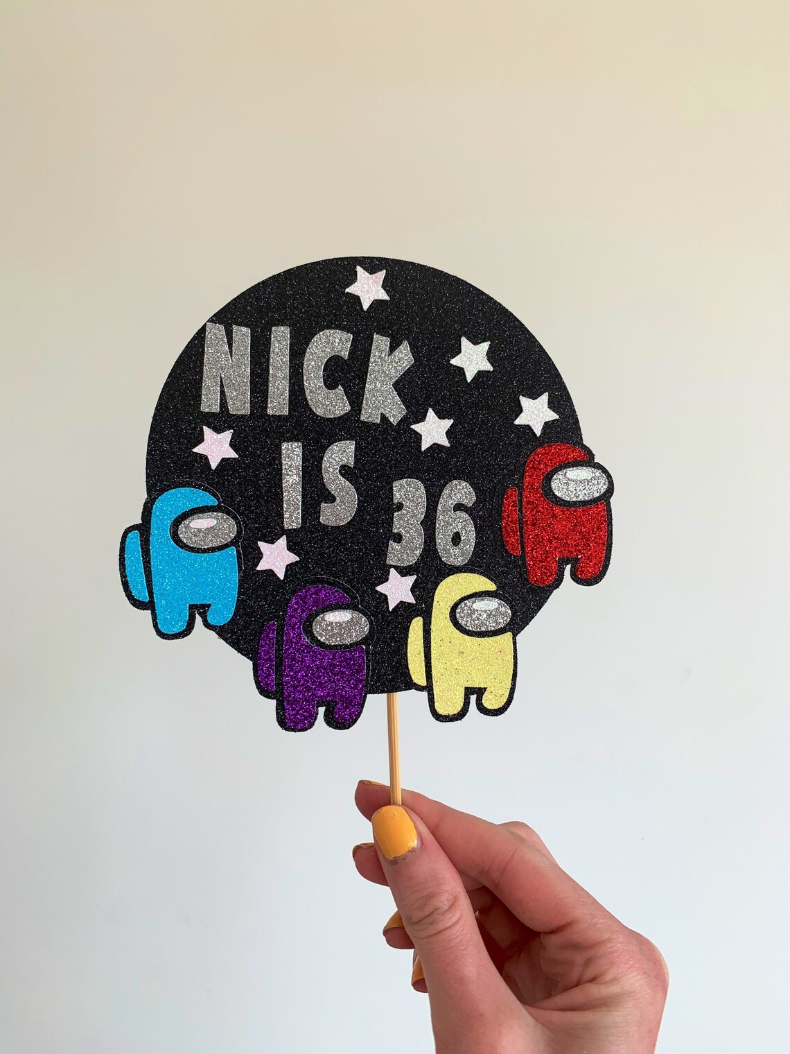 Among Us Cake Topper Among Us Personalised Cake Topper - Etsy