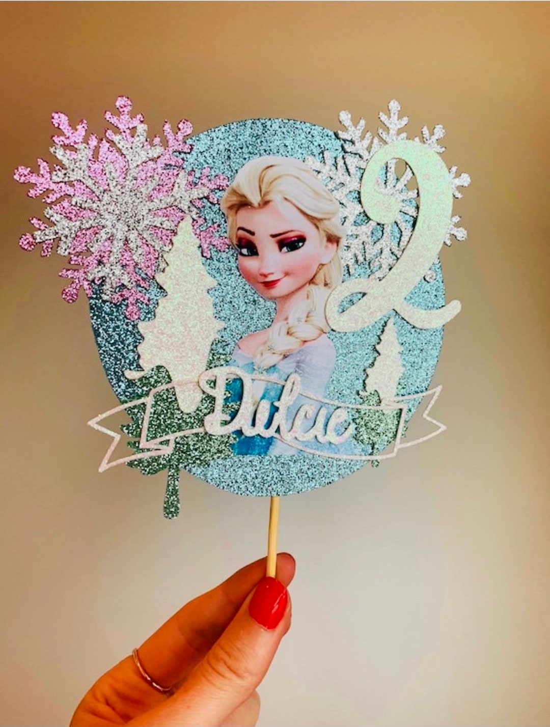 Frozen Cake Topper Elsa Cake Topper Anna Cake Topper - Etsy UK