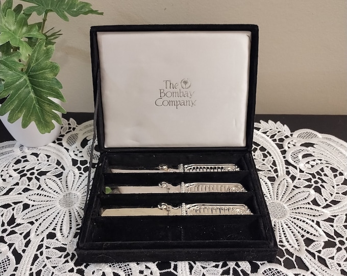Bombay Company Silver Plate Butter Spread Knives - Etsy
